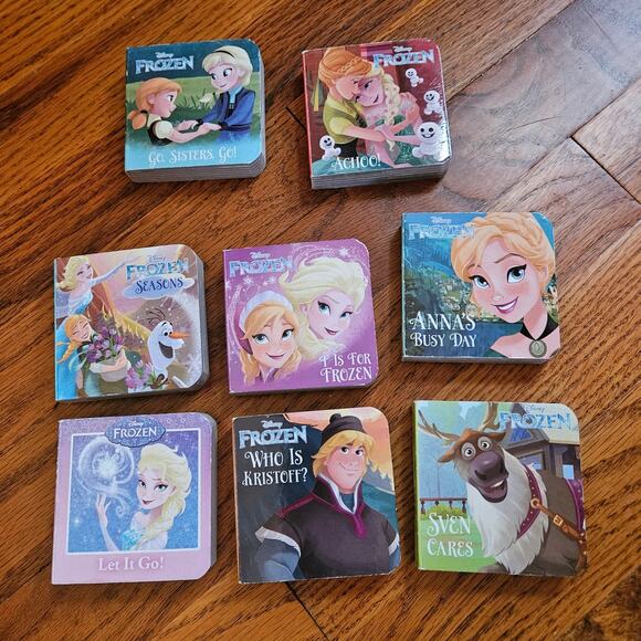 Disney | Toys | Disney Lot Of 8 Mini Boardbooks Achoo Seasons Annas ...